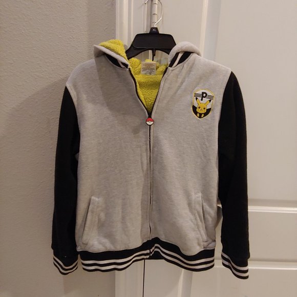 Nintendo | Jackets & Coats | Nintendo Pokemon Pikachu Kids Varsity ...